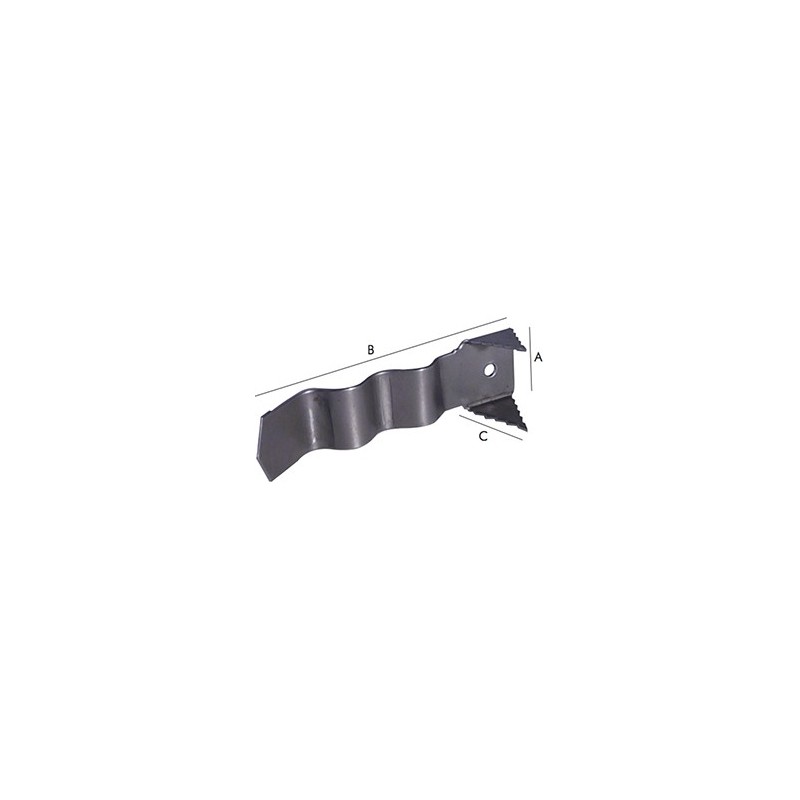 ZANCHE IN ACCIAIO A 2 PUNTE ART.489,Eur 5,72